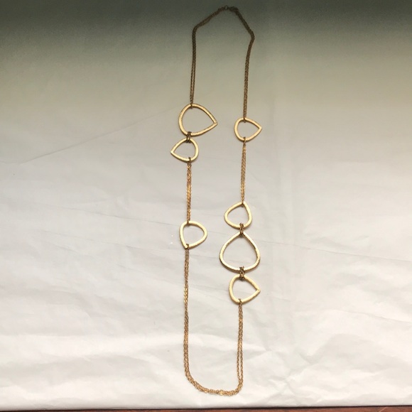 Jewelry | Gold Chain With Geometric Shapes | Poshmark